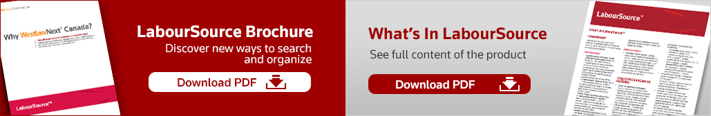 Collective agreement summaries on LabourSource | Westlaw Canada